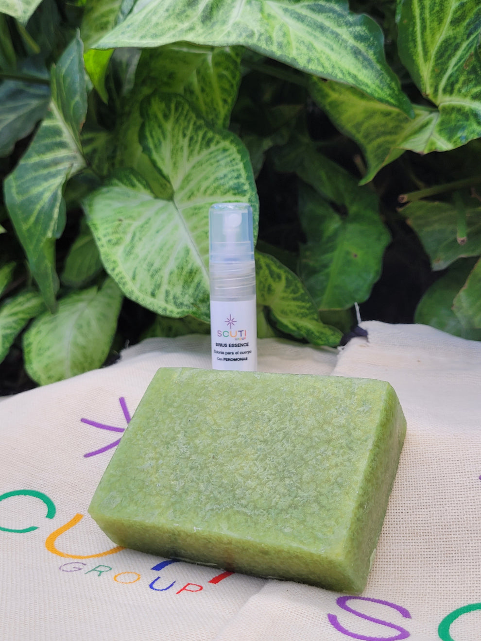 Mini Colonia Sirius Essence + Jabón Artesanal de Menta – Scuti